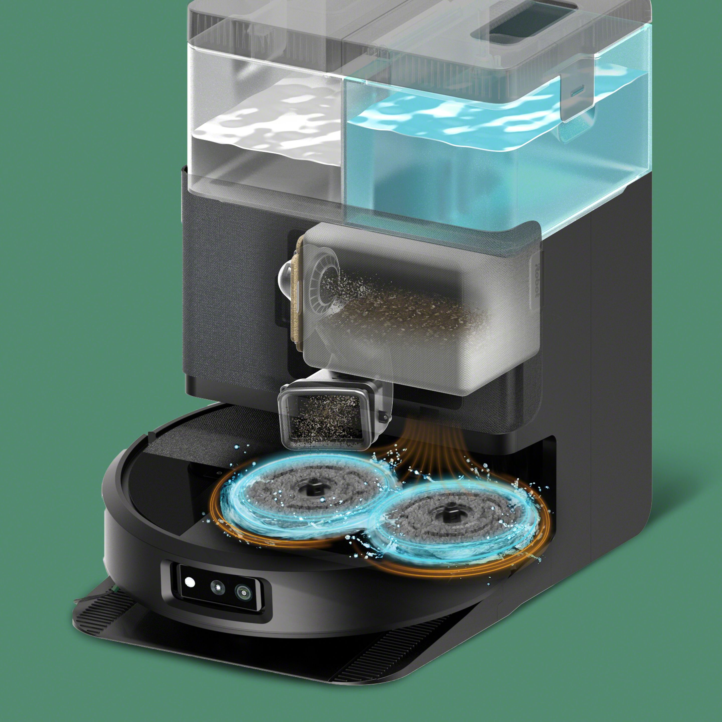 Mapa con LiDAR | Roomba® Plus 505 Combo con Base AutoWash™