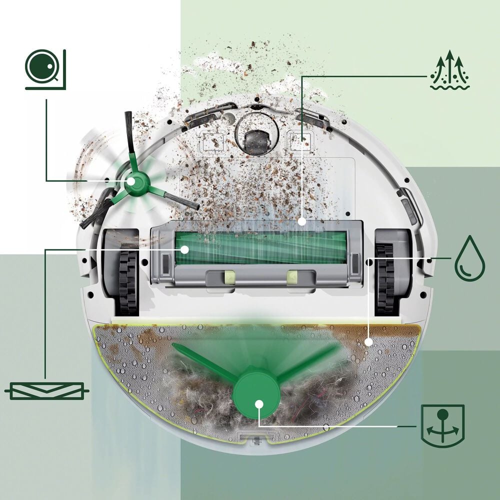 Robot Roomba® 205 DustCompactor™ Combo - Blanco