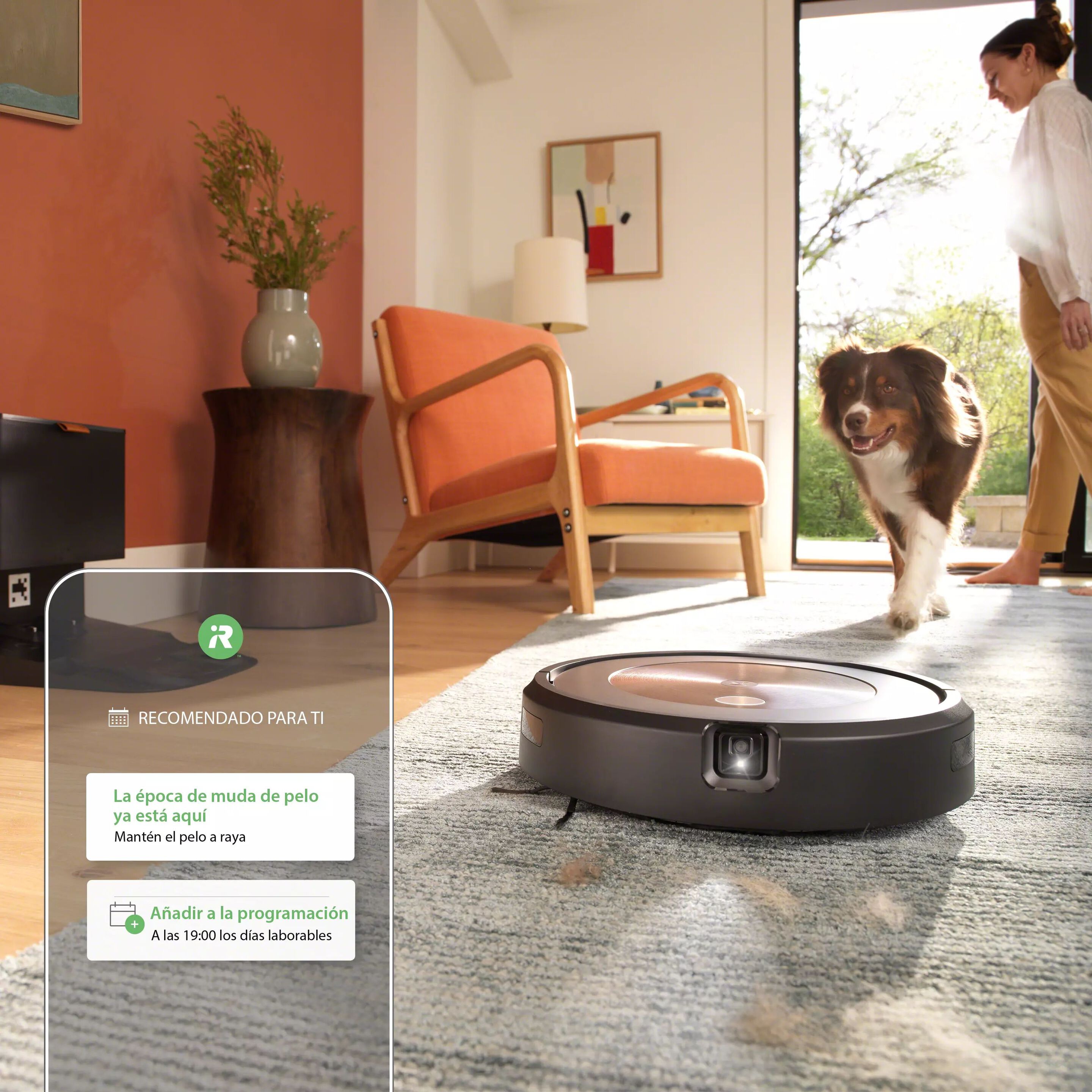 Robot aspirador Roomba® j9+ con conexión Wi-Fi y vaciado automático
